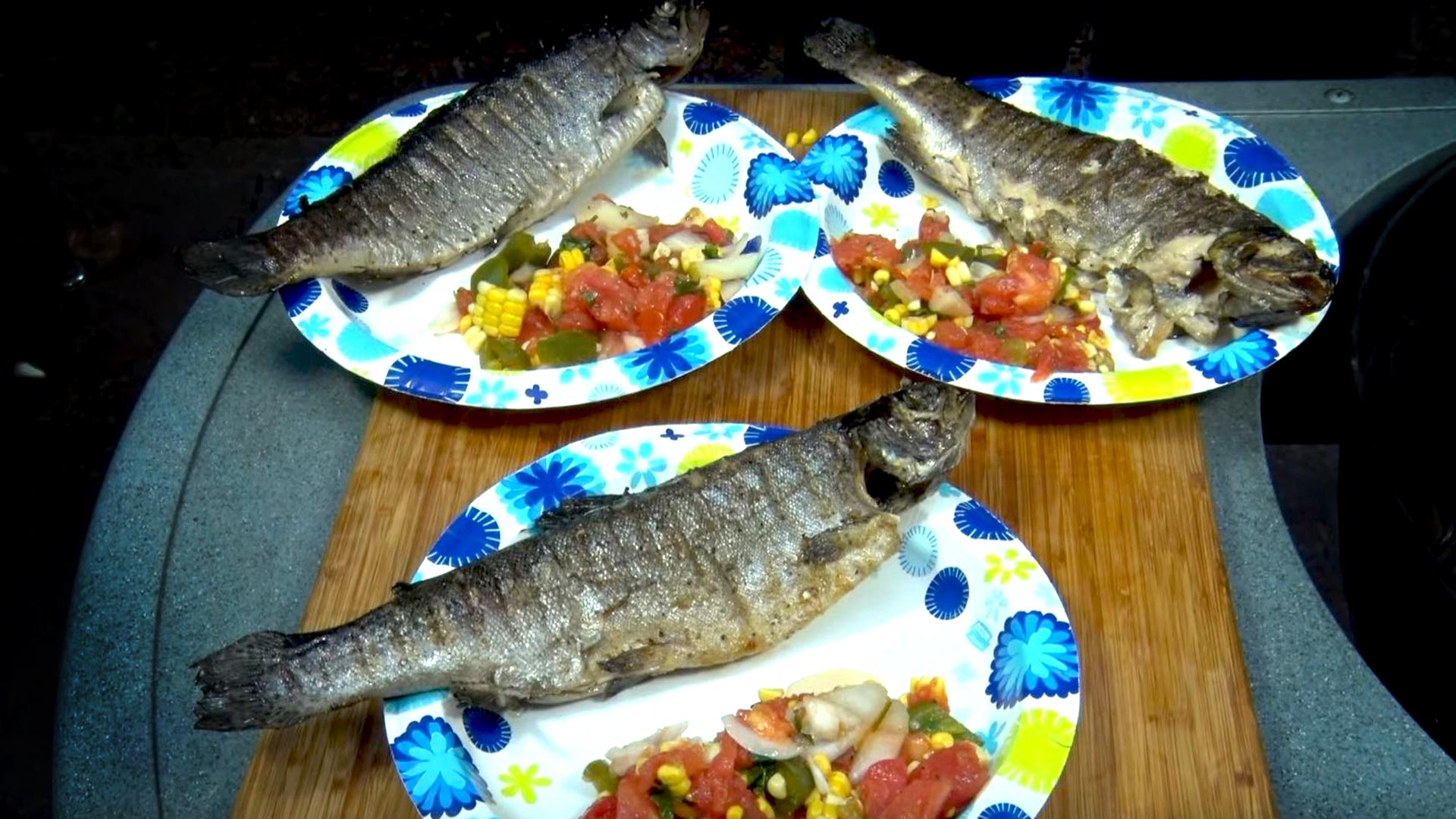 GRILLED FISH WITH CORN SALSA RECIPE – BBQ Pit Boys