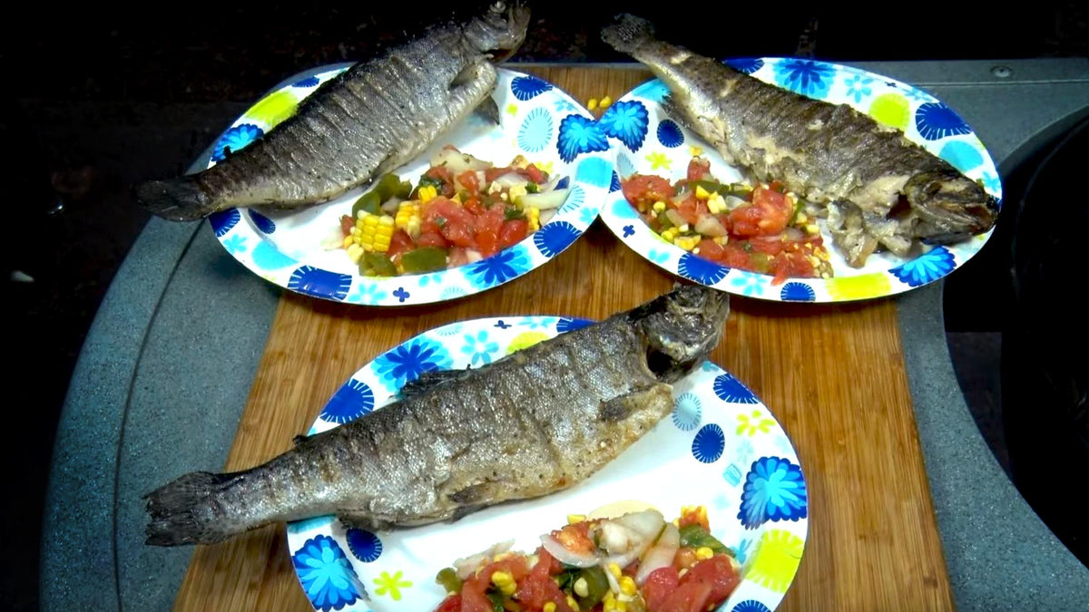 GRILLED FISH WITH CORN SALSA RECIPE – BBQ Pit Boys