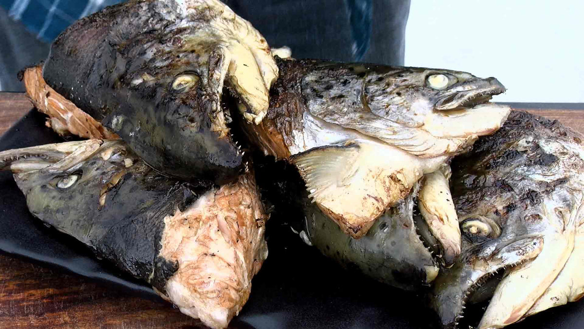 Grilled Salmon Head – BBQ Pit Boys