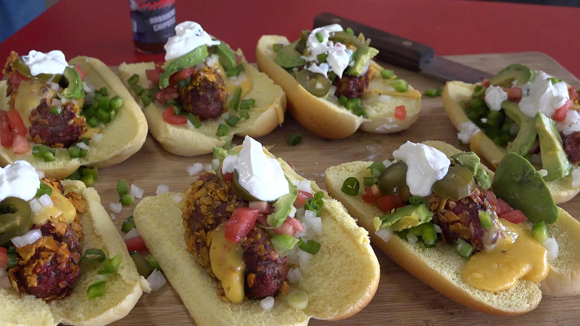Nacho Burger Dogs – BBQ Pit Boys