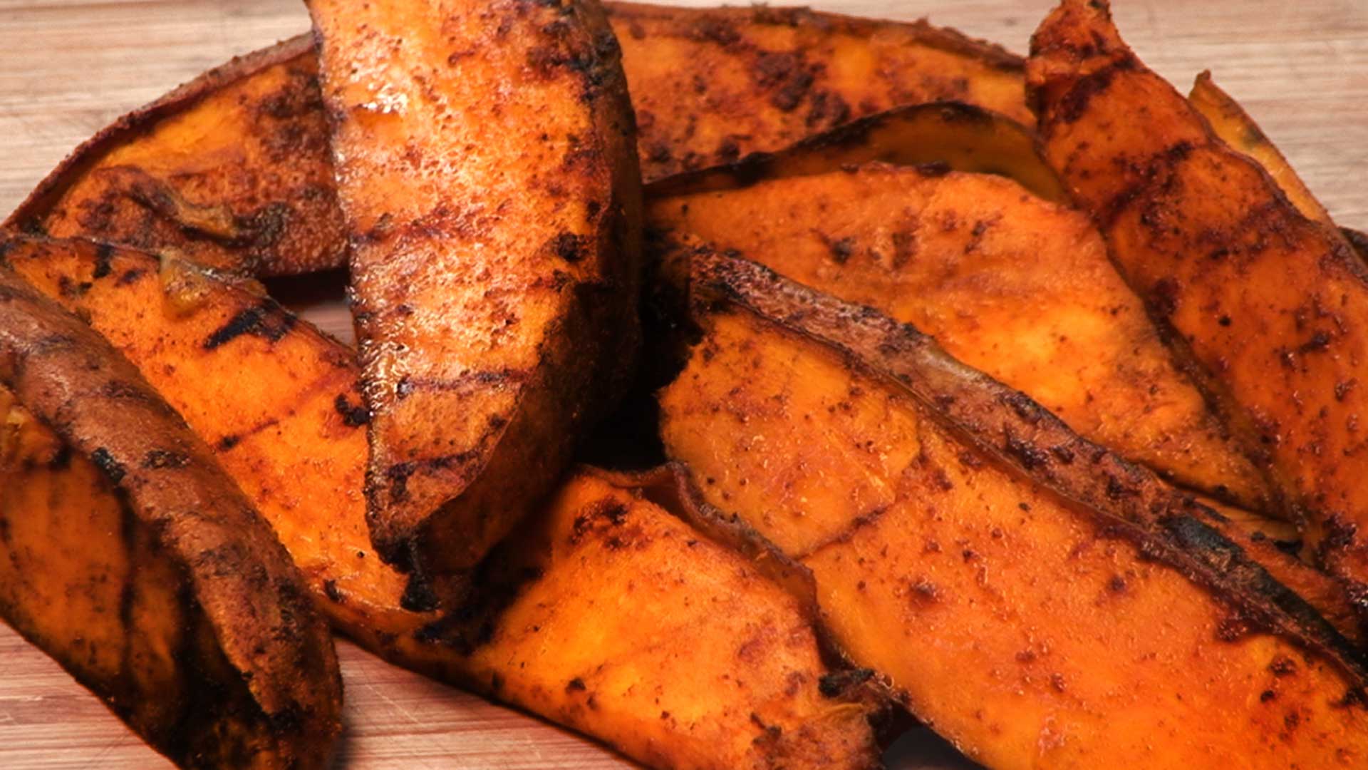 FIRE-ROASTED SWEET POTATOES – BBQ Pit Boys