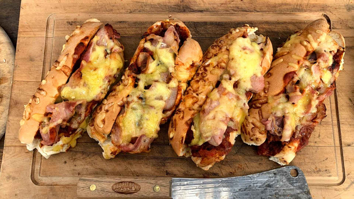 Cheese & Bacon Meatball Sub – BBQ Pit Boys